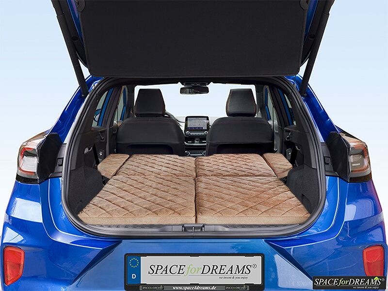 Auto Matratze im Ford Puma | space4dreams.de