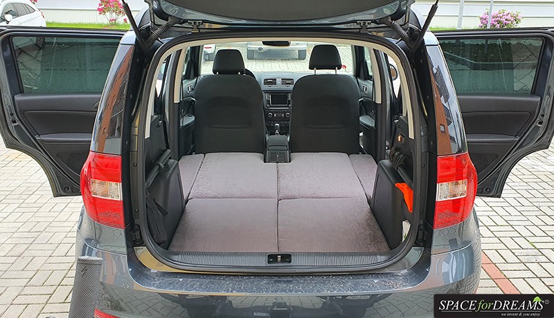 Schlafen im Skoda Yeti